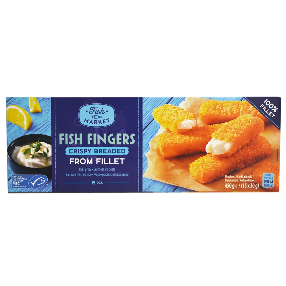 Fish Market | Crochete de peste 450g | Mega-image