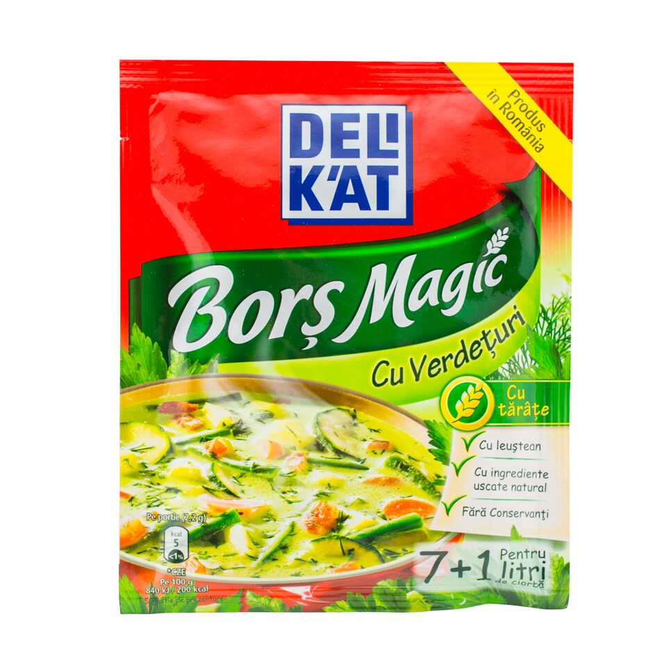 Delikat | Bors Magic cu verdeturi 70g | Mega-image