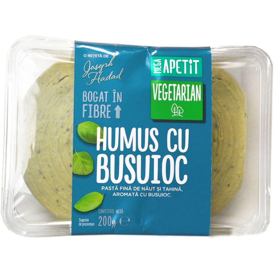 Mega Apetit | Humus cu busuioc 200g | Mega-image