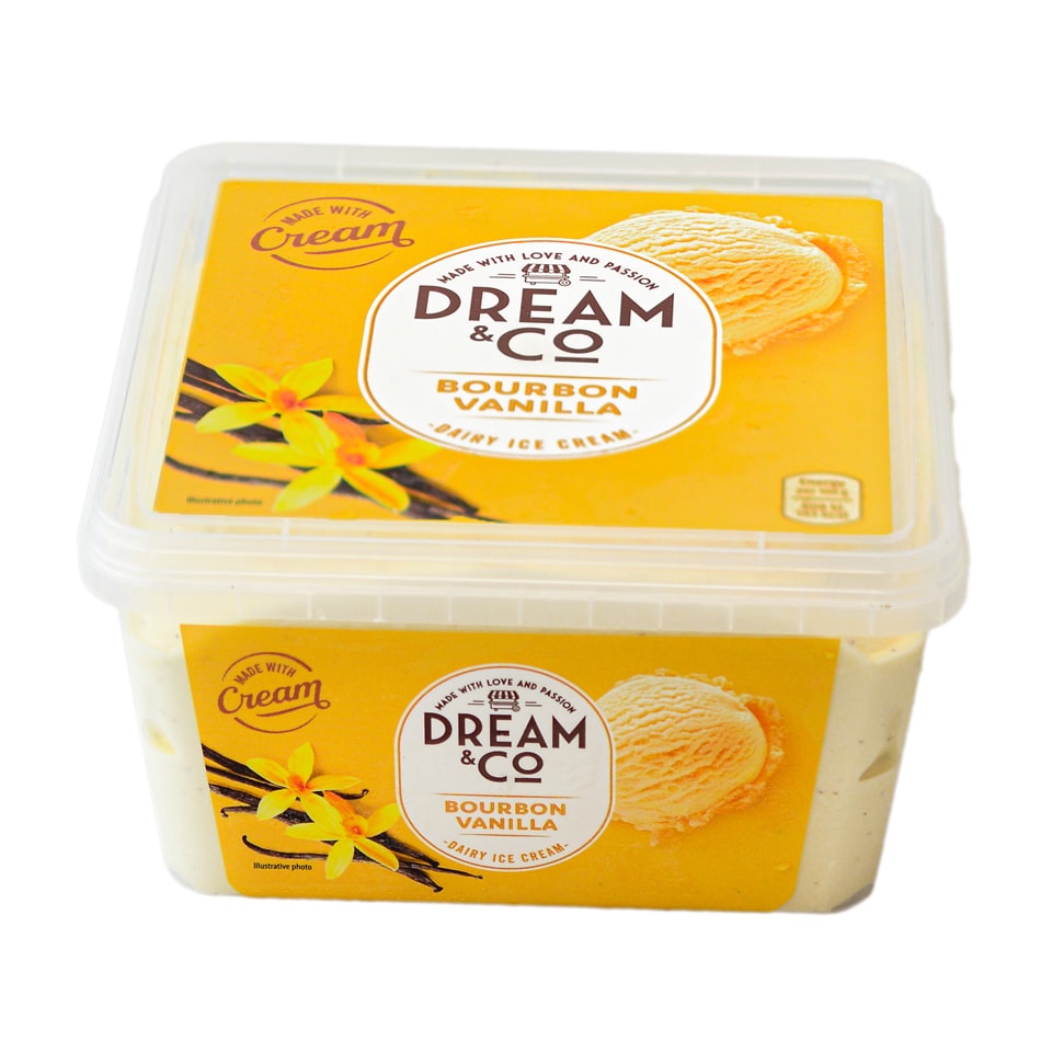 Dream&Co | Inghetata cu vanilie Bourbon 1000ml | Mega-image