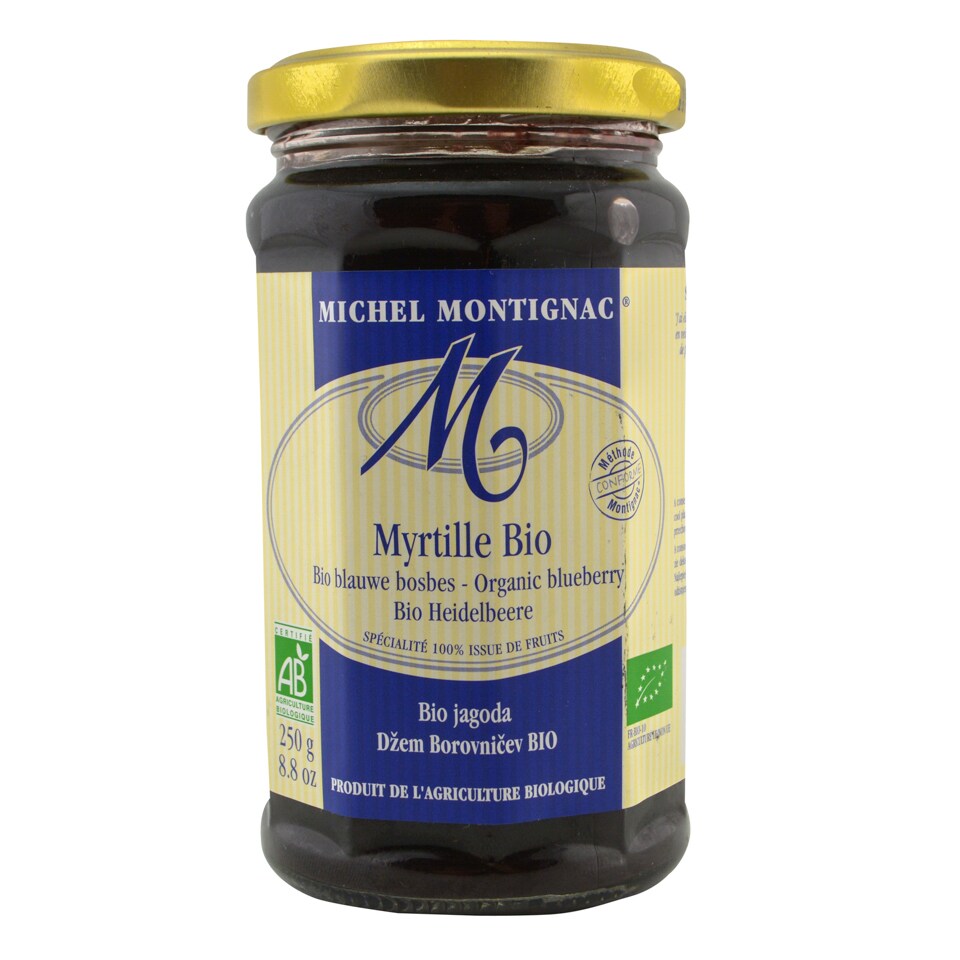 Michel Montignac | Gem de afine bio 250G | Mega-image