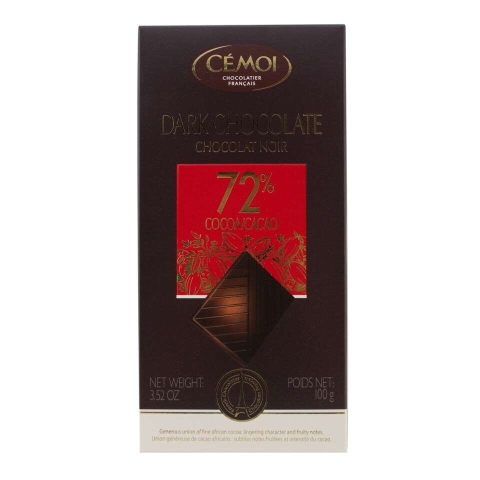 Cemoi | Ciocolata neagra 72% cacao 100g | Mega-image