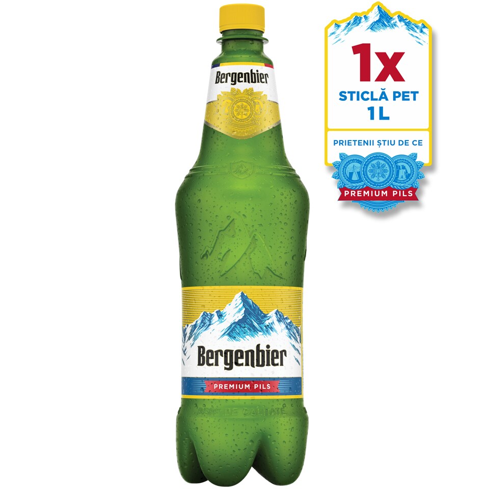 Bergenbier | Bere blonda pasteurizata 1L | Mega-image