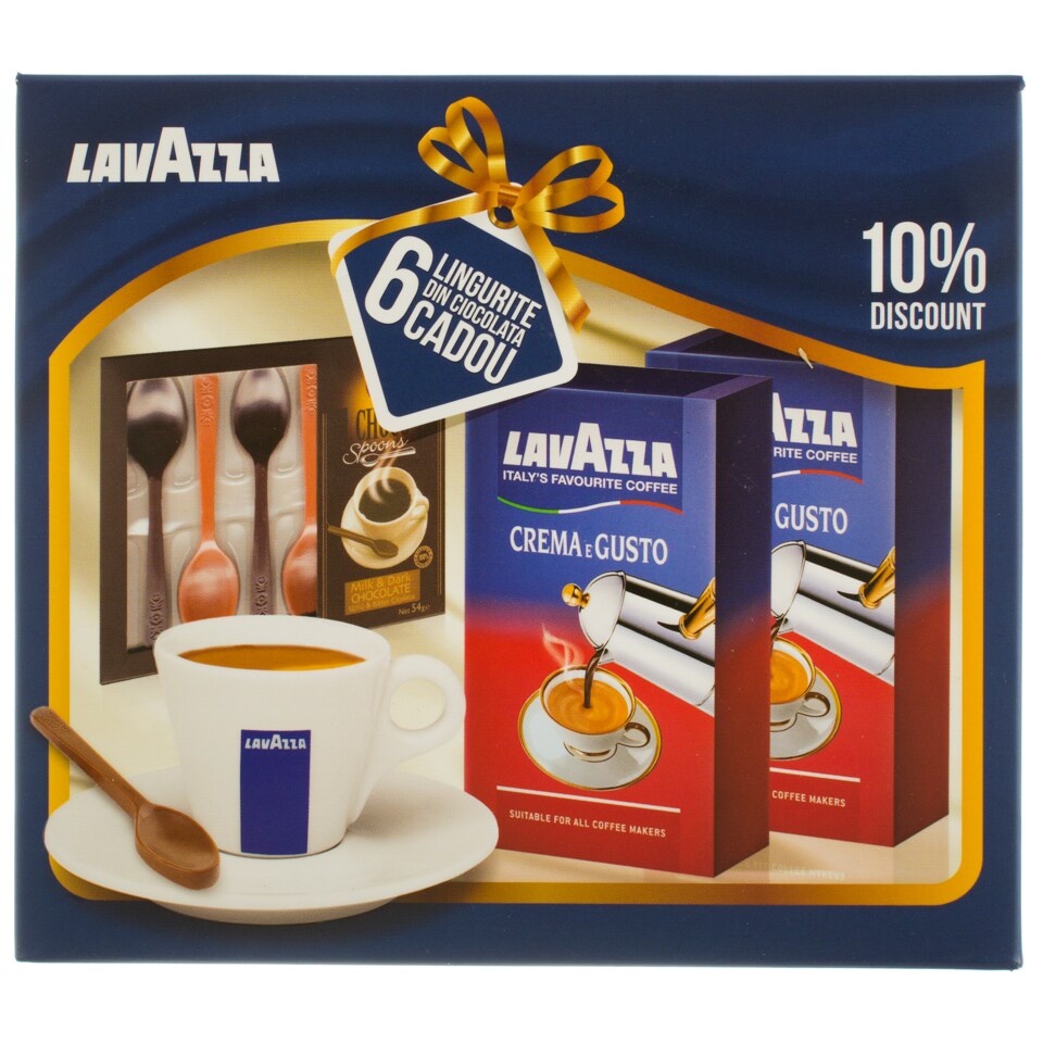 Lavazza | Pachet promotional cu doua pachete de cafea Crema e Gusto si ...