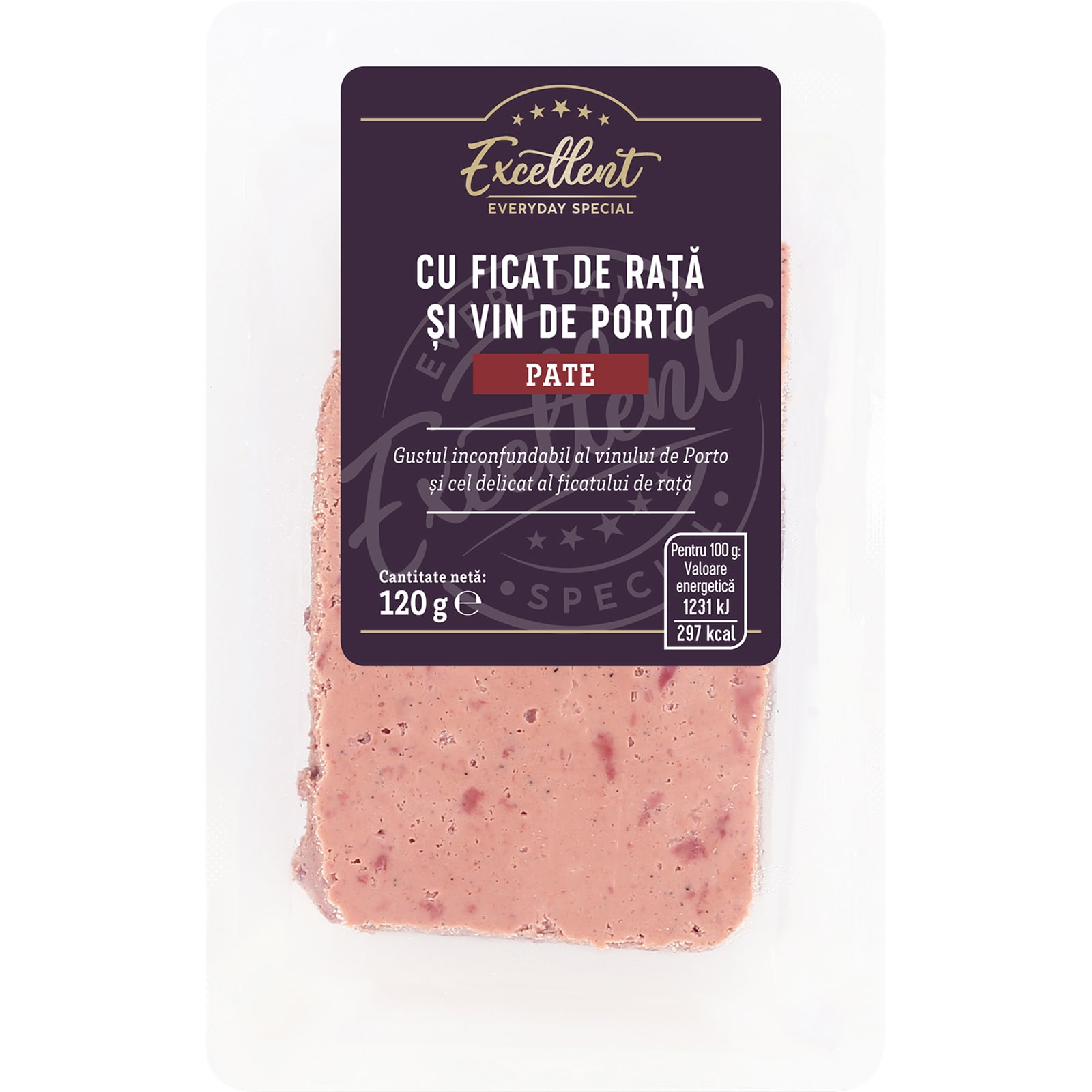 Excellent | Pate cu ficat de rata si vin de Porto 120g | Mega-image