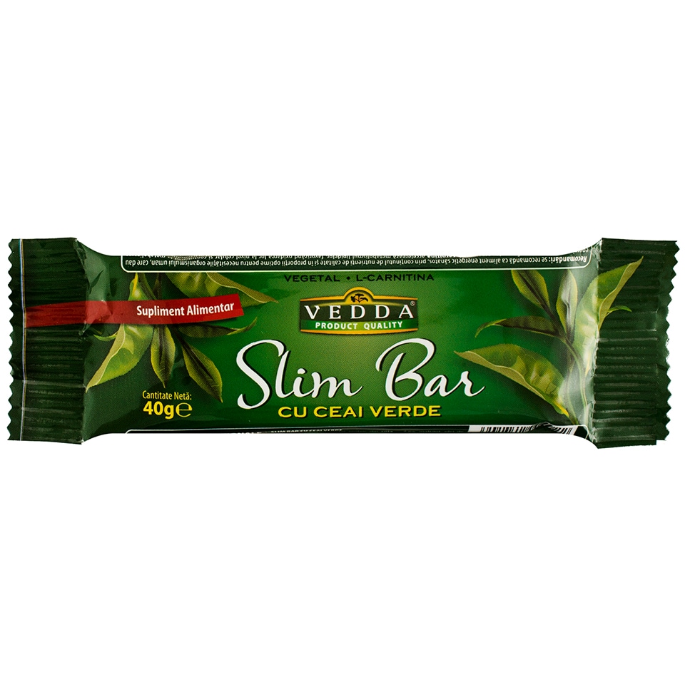 Vedda | Baton slim cu ceai verde 40g | Mega-image