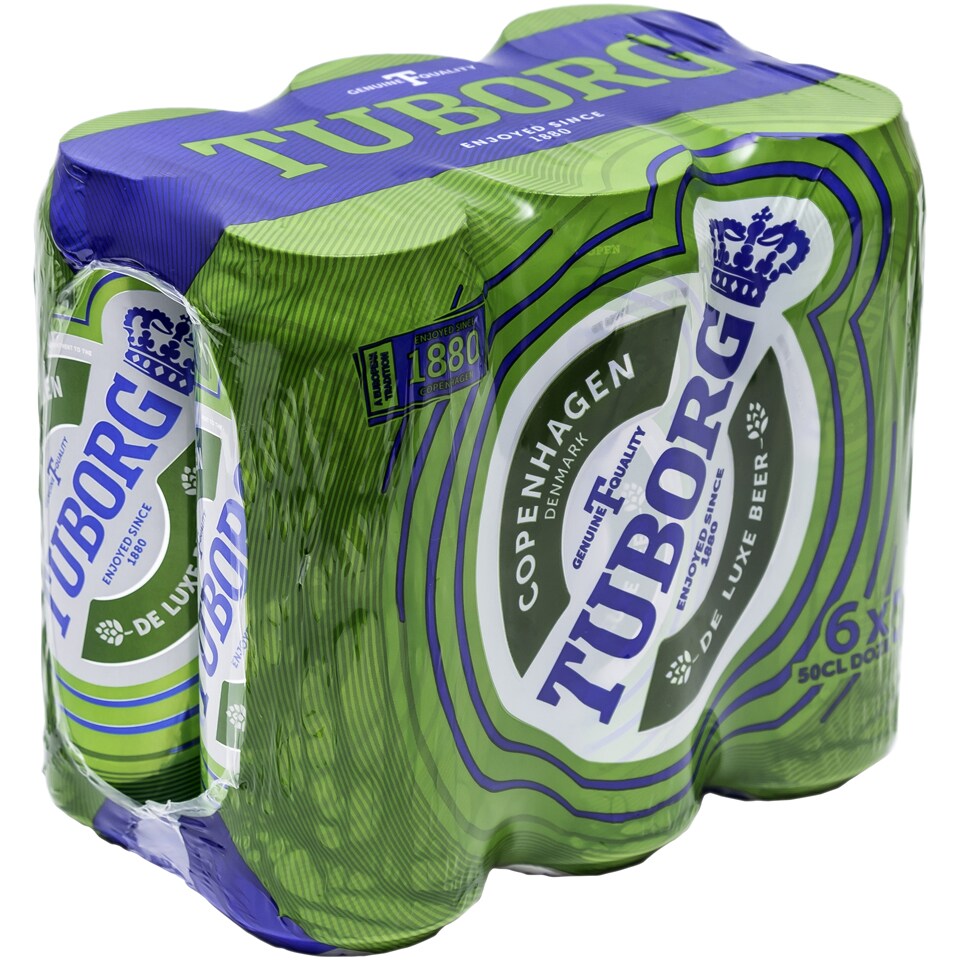 Tuborg | Bere blonda 6x0.5L | Mega-image