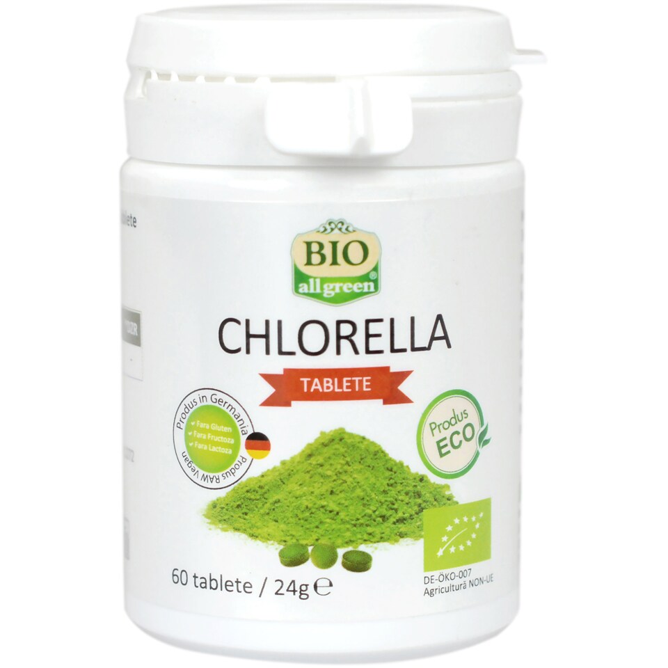 Bio All Green | Chlorella eco 60 tablete 24g | Mega-image
