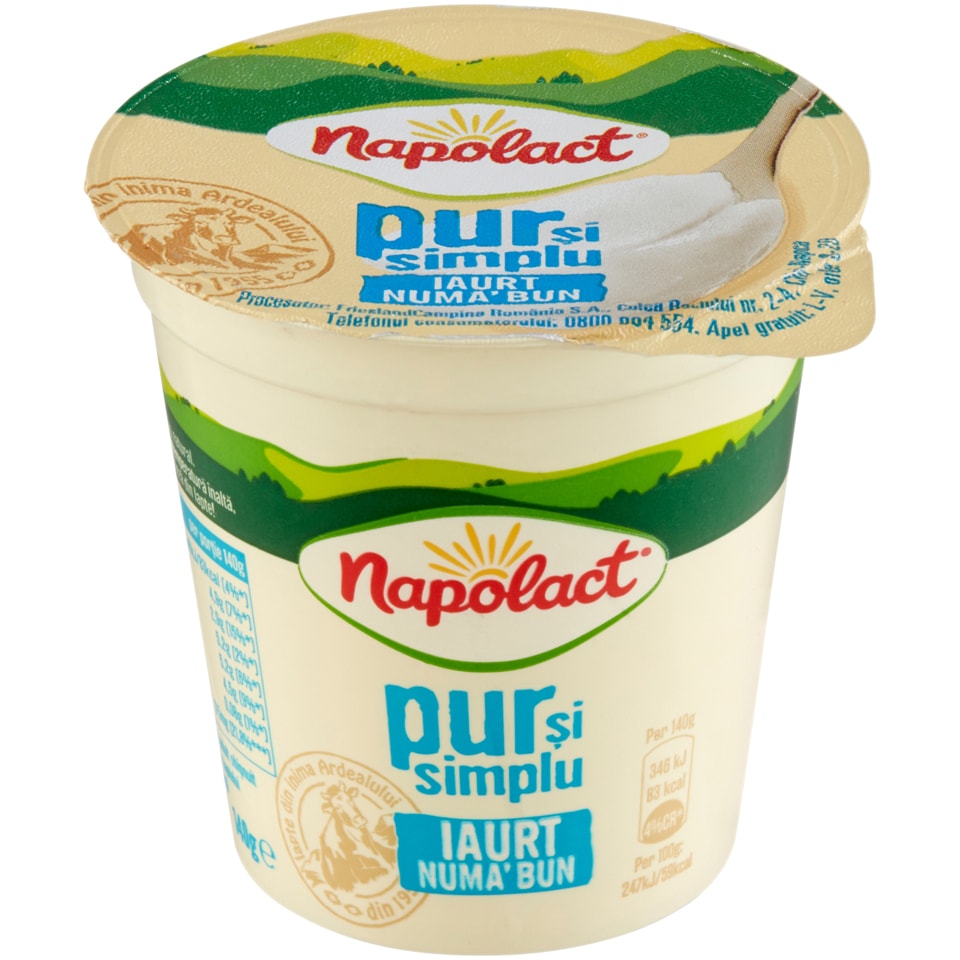 Napolact | Iaurt 3.5% grasime 140g | Mega-image