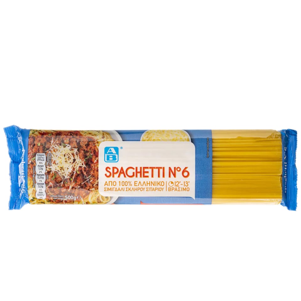 AB | Spaghetti no 6 500g | Mega-image