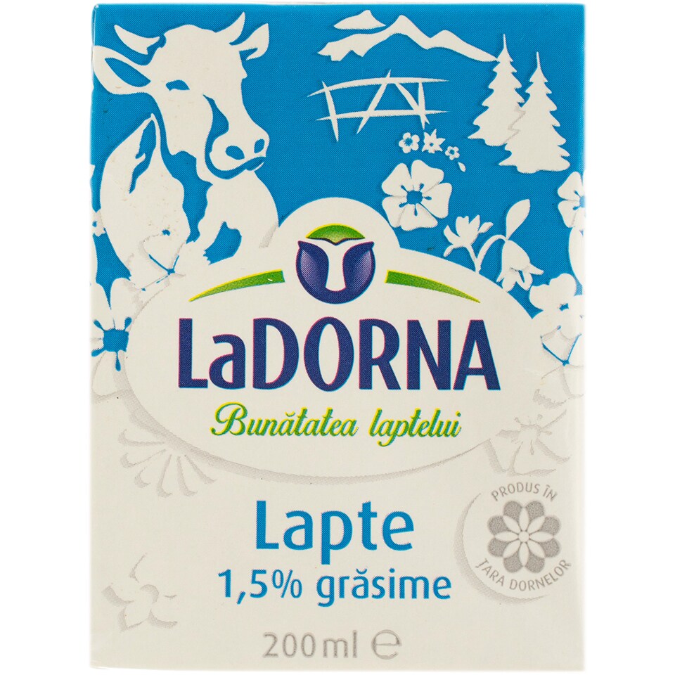 LaDORNA | Lapte uht 1.5% 0.2l | Mega-image