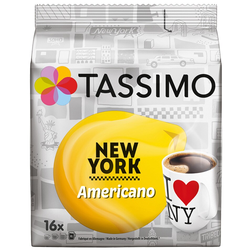 Tassimo | Capsule de cafea instant New York Americano 128g | Mega-image