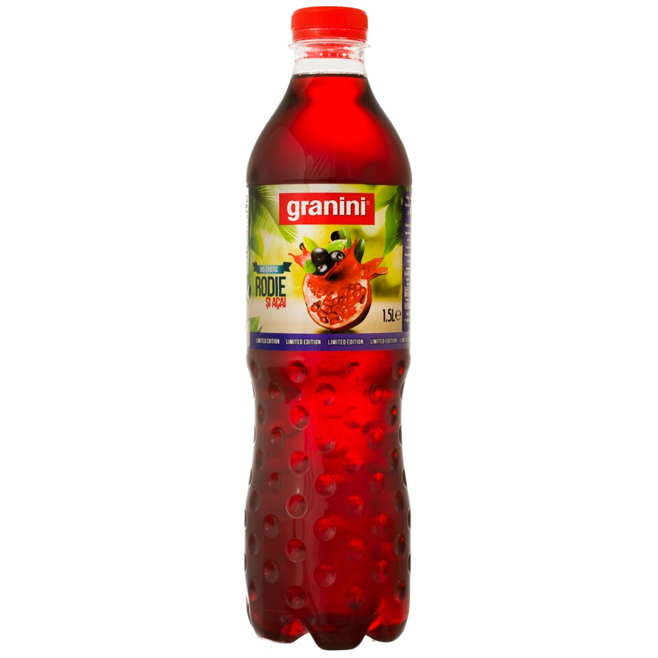 Granini | Bautura racoritoare necarbogazoasa cu suc de rodie si acai 1 ...