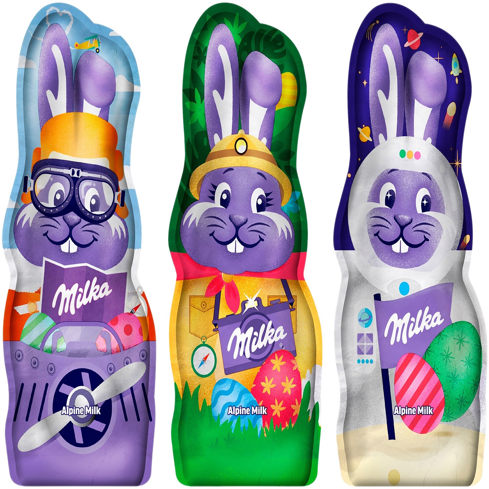 Milka | Iepuras de ciocolata cu lapte 90g | Mega-image