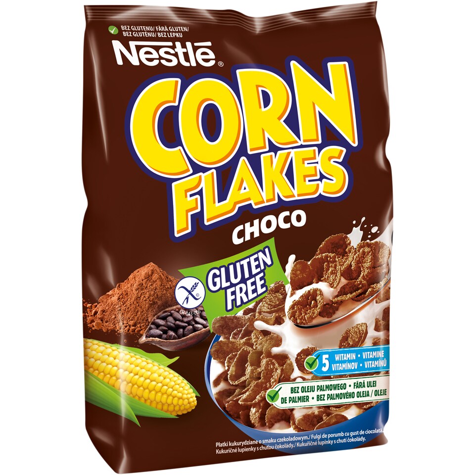 Nestle | Fulgi porumb cu gust de ciocolata, cu vitamine 450g | Mega-image