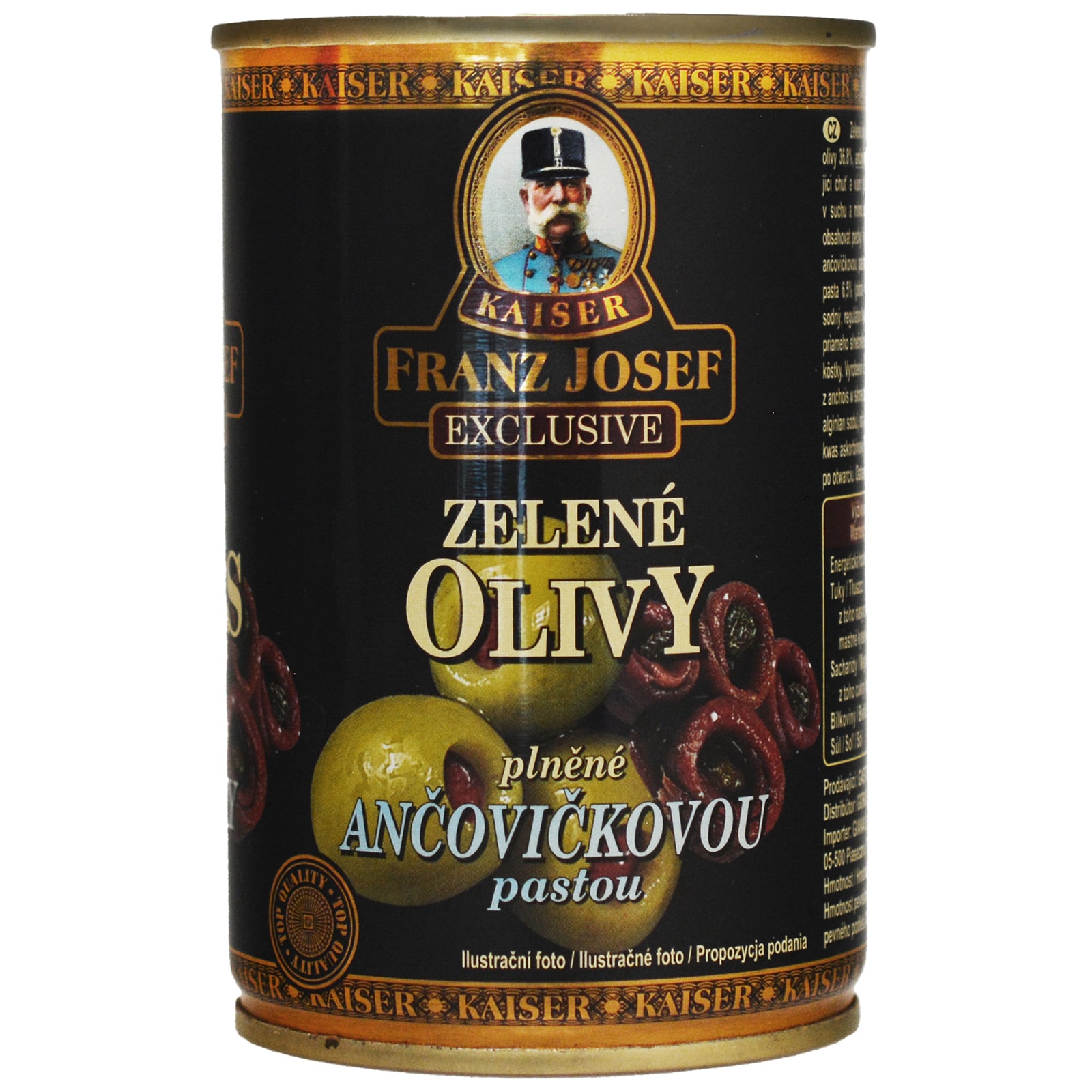 Kaiser Franz Josef | Masline verzi cu pasta de ansoa 314ml | Mega-image