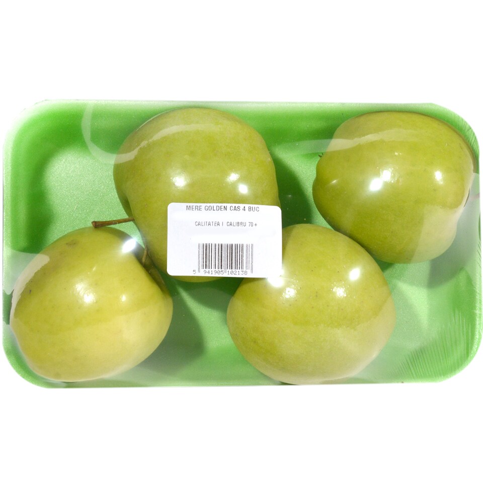 (produs ambalat) | Mere Golden 4 bucati | Mega-image