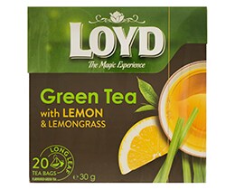 Loyd | Ceai infuzie de ceai verde si lamaie 20 plicuri 20x2g | Mega-image
