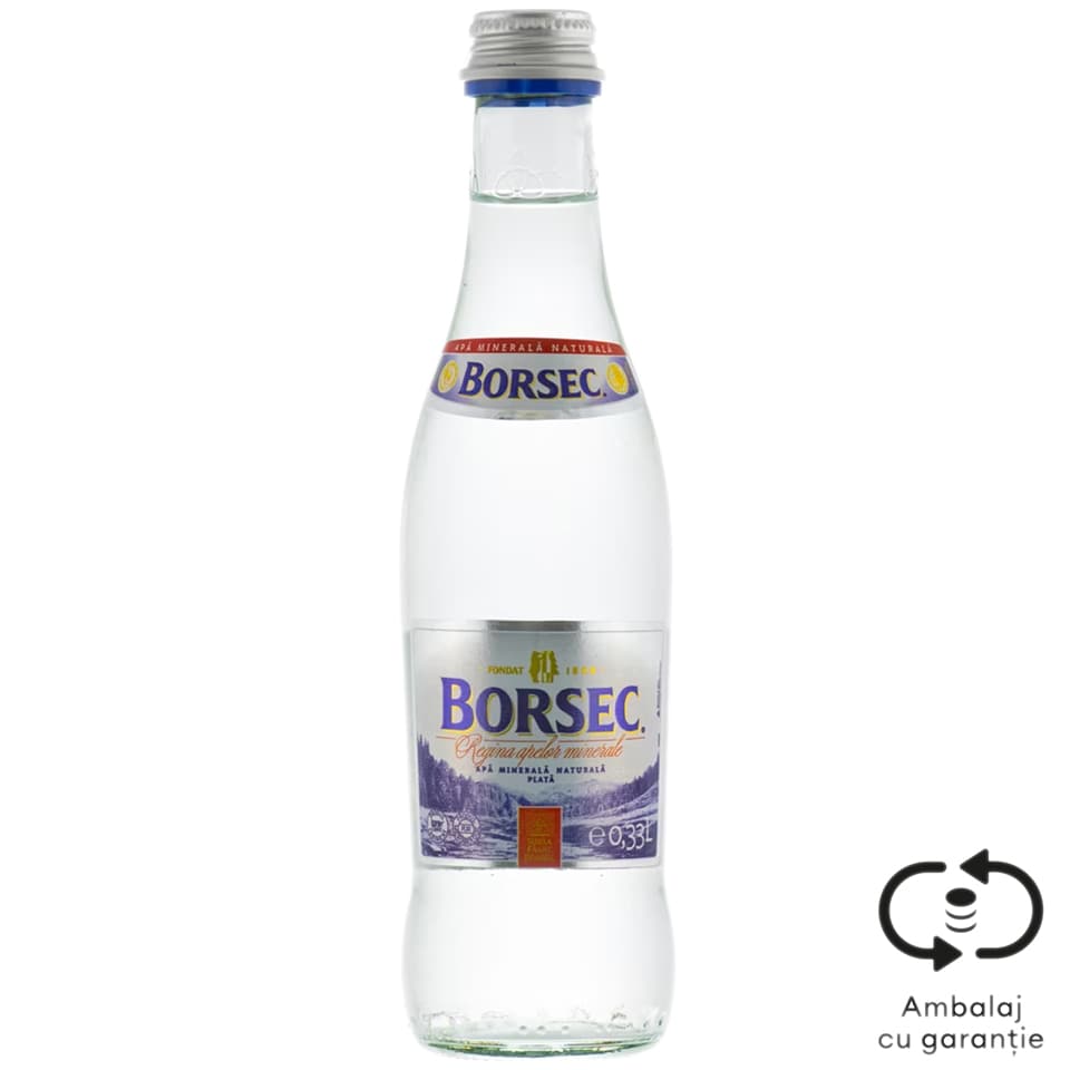 Borsec | Apa minerala naturala plata 330ml | Mega-image