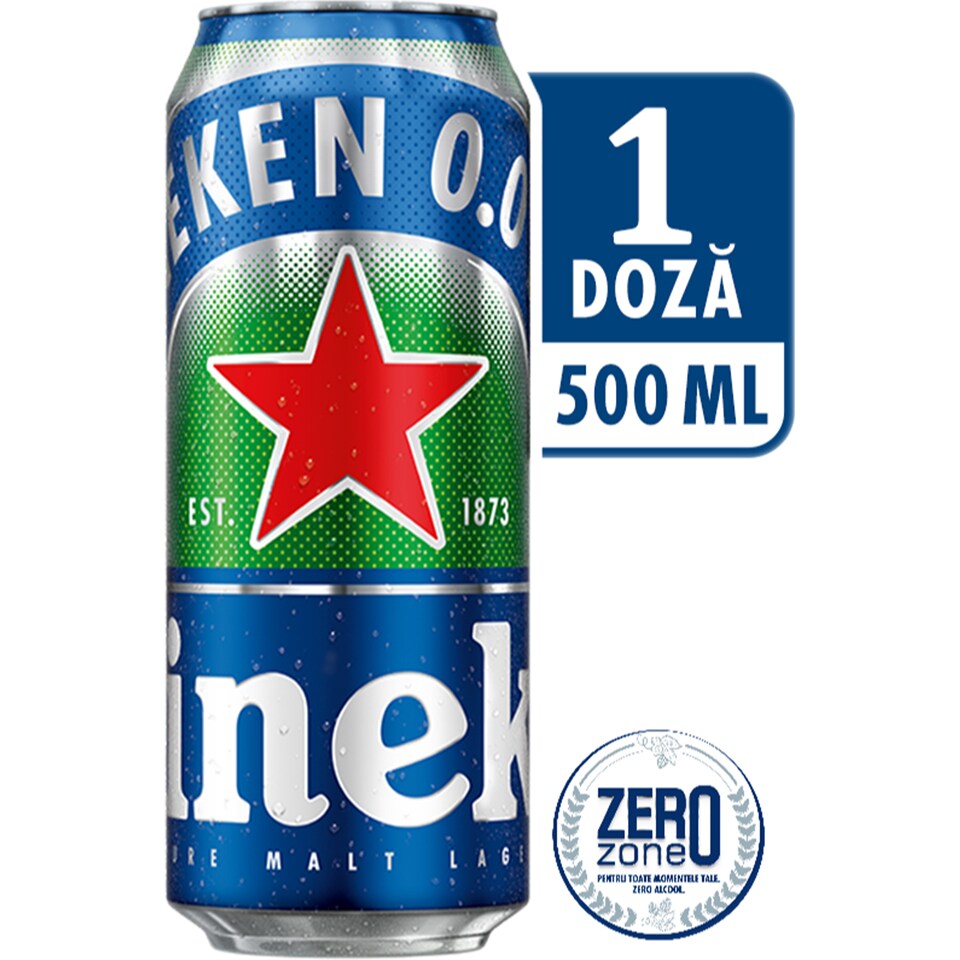 Heineken | Bere fara alcool 0.5L | Mega-image
