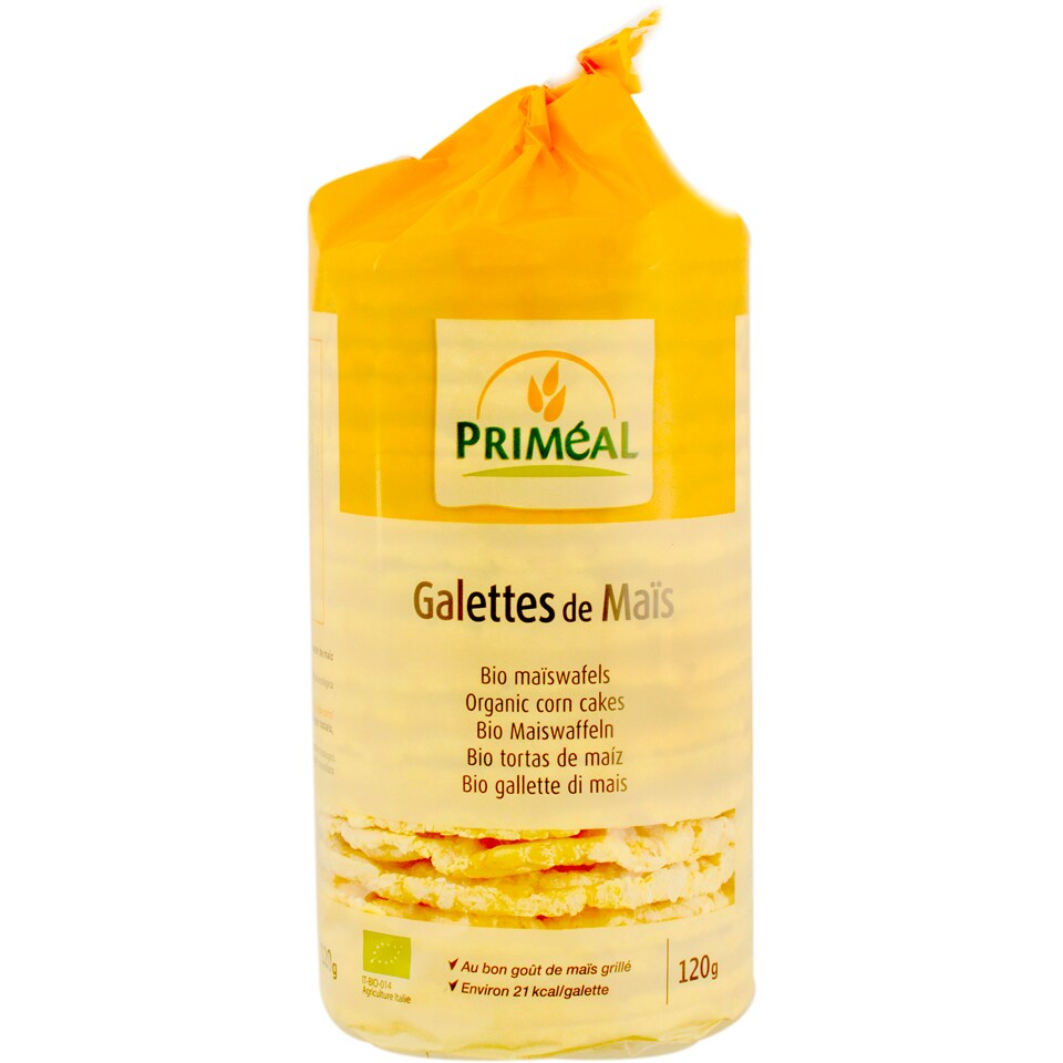 Primeal | Rondele de porumb ecologice 120g | Mega-image