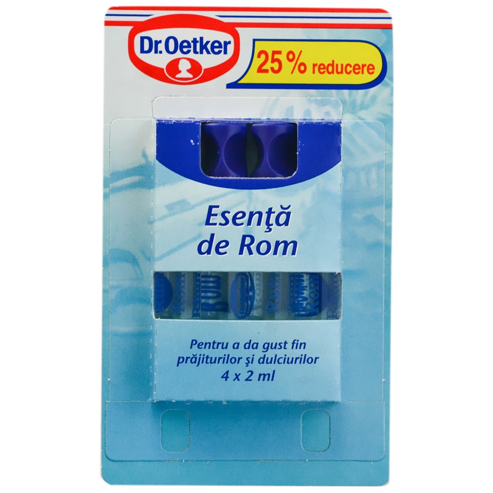 Dr. Oetker | Esenta de rom 4x2ml | Mega-image