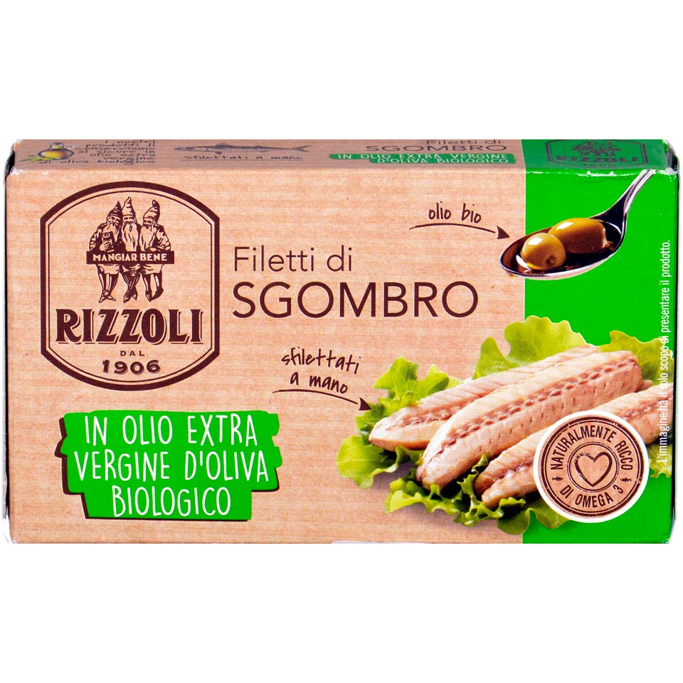 Rizzoli | File de macrou in ulei de masline ecologic 90g | Mega-image