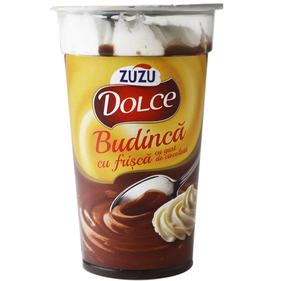 Zuzu | Dolce | Budinca din lapte cu frisca si gust de ciocolata 170g ...