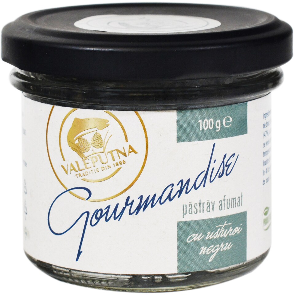 Valeputna | Gourmandisse | Pastrav cu usturoi negru 100g | Mega-image