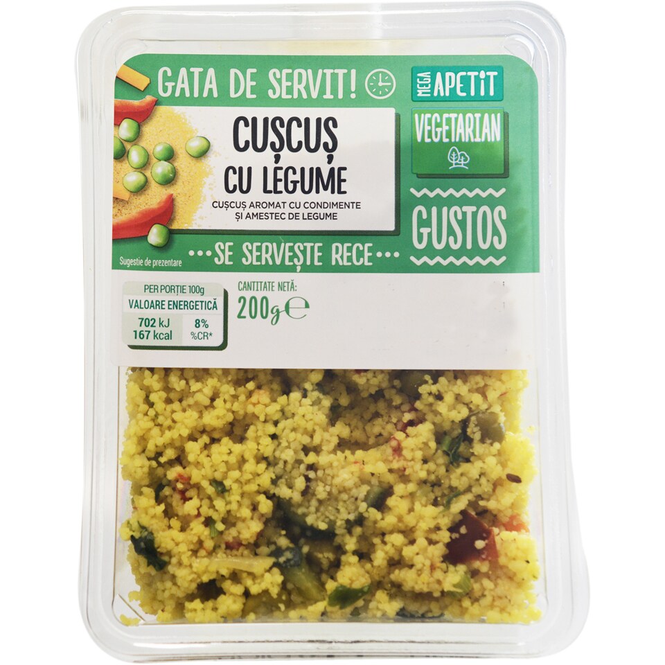 Mega Apetit | Cuscus cu legume 200g | Mega-image