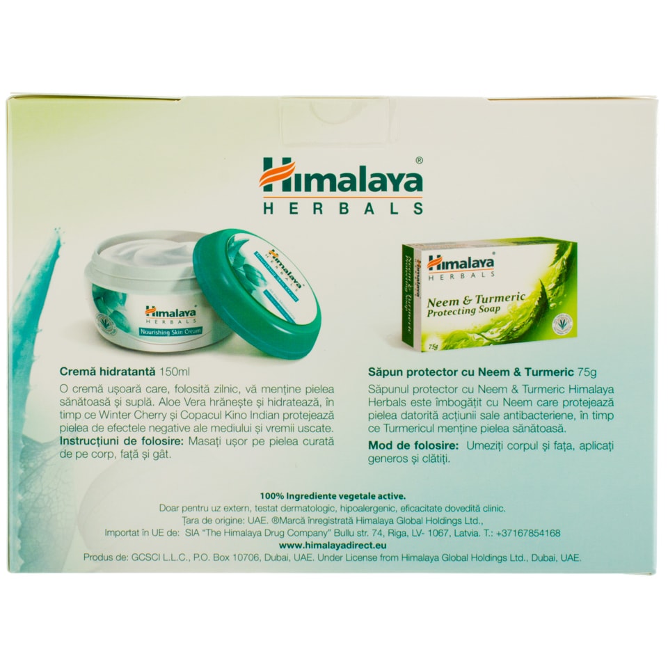 Himalaya | Herbals | Pachet cadou crema hidratanta,sapun solid Neem si ...