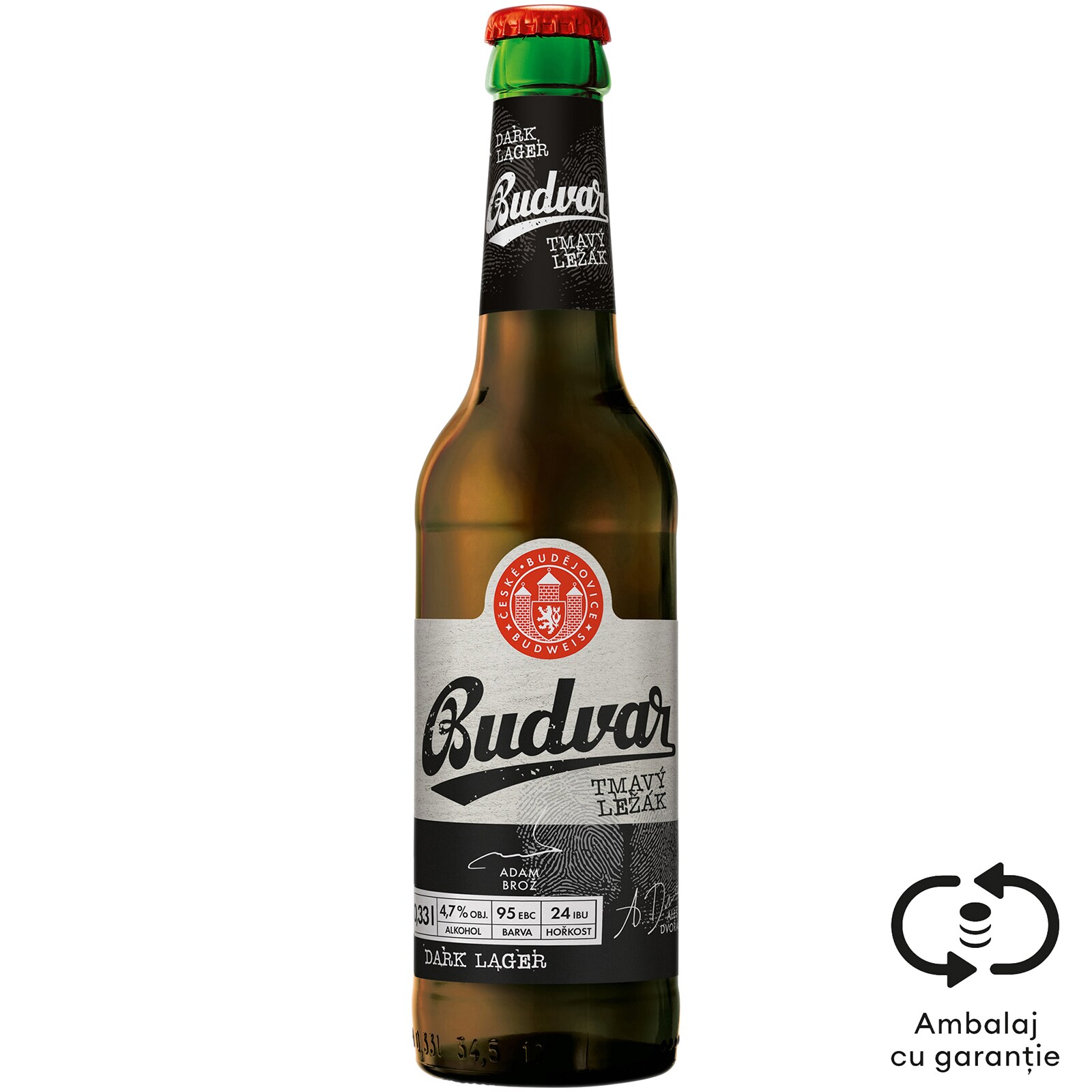 Budweiser | Bere neagra 0.33L | Mega-image