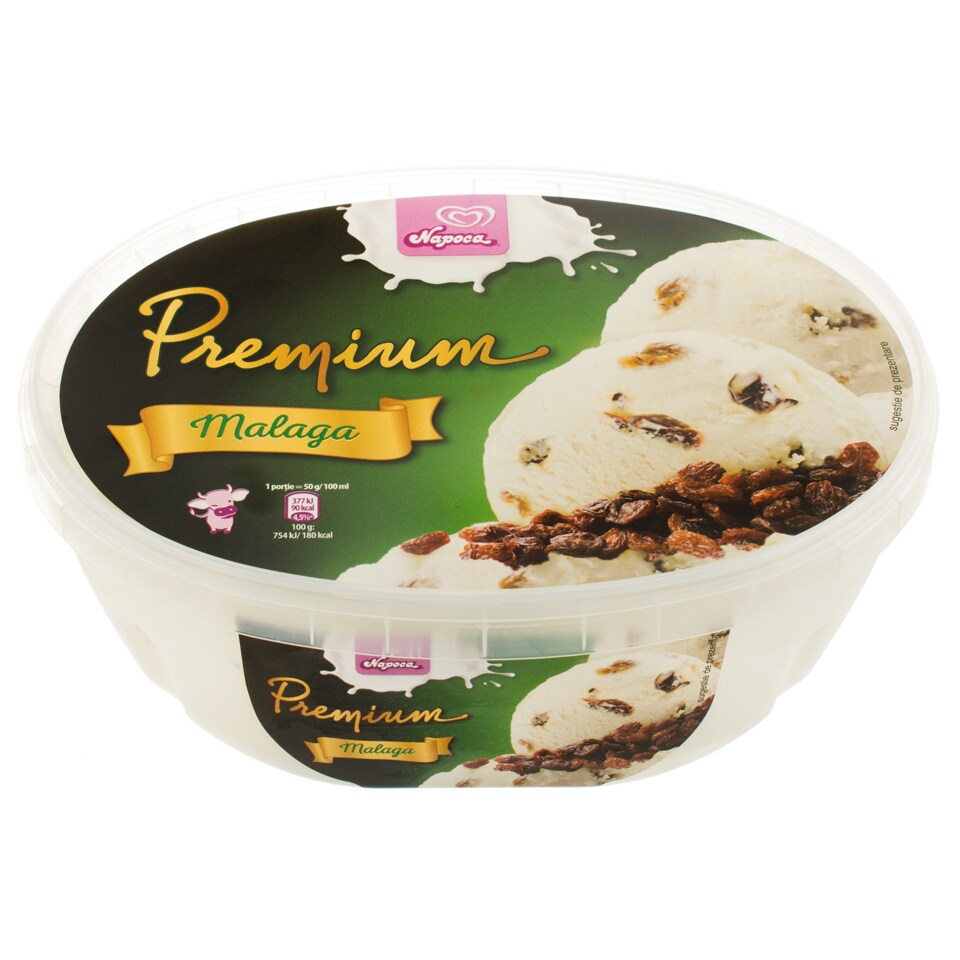 Napoca | Inghetata premium malaga 450g | Mega-image