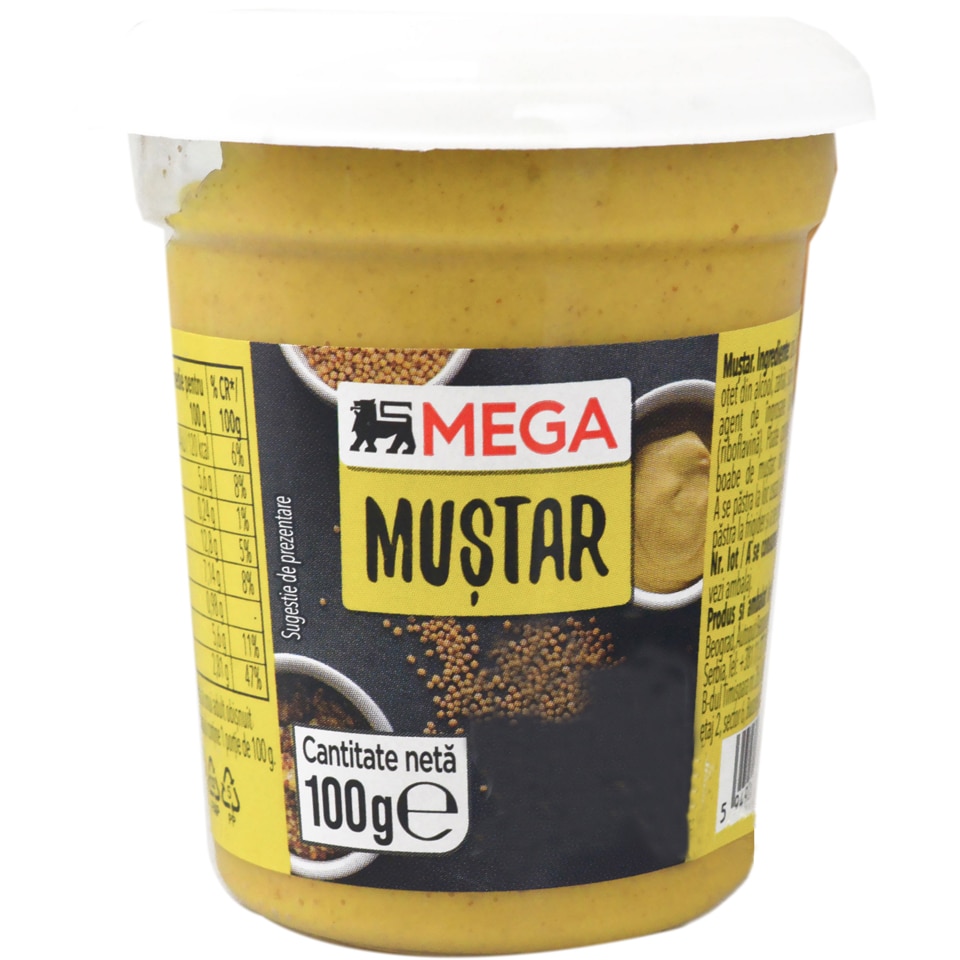 MEGA | Mustar 100g | Mega-image
