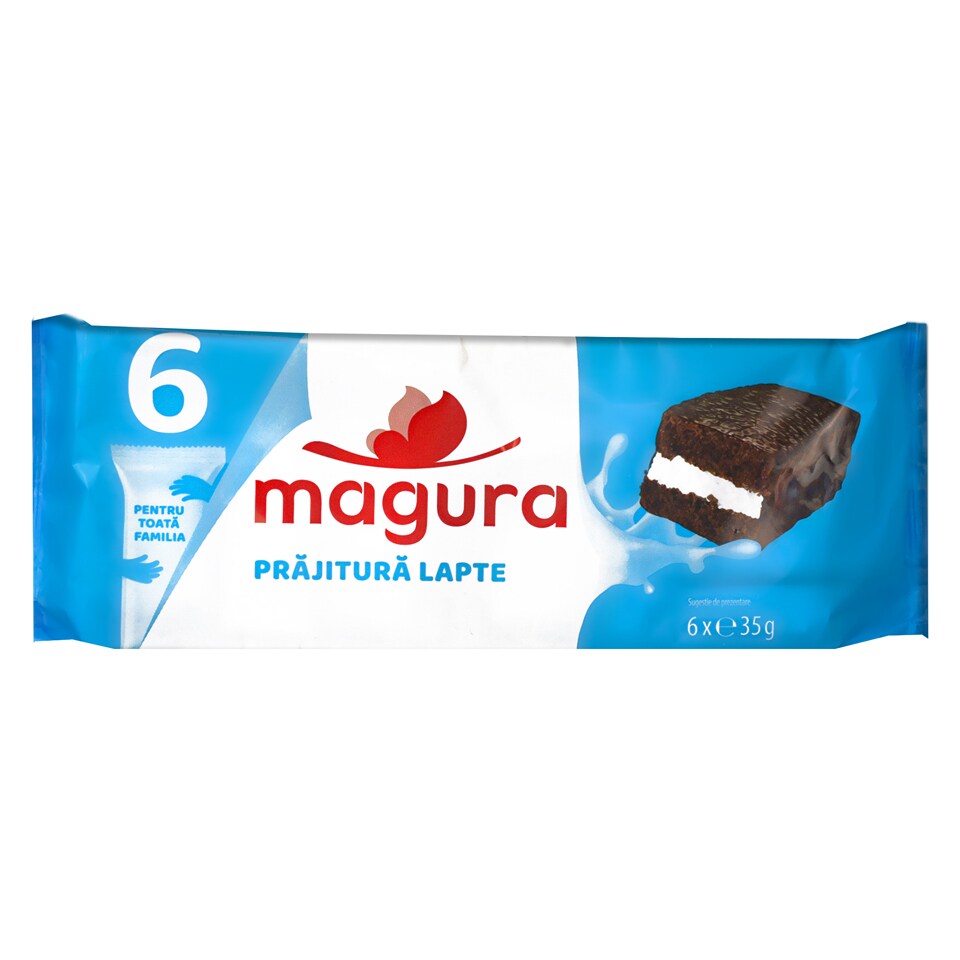 Magura | Prajitura cu crema de lapte 6x35g | Mega-image