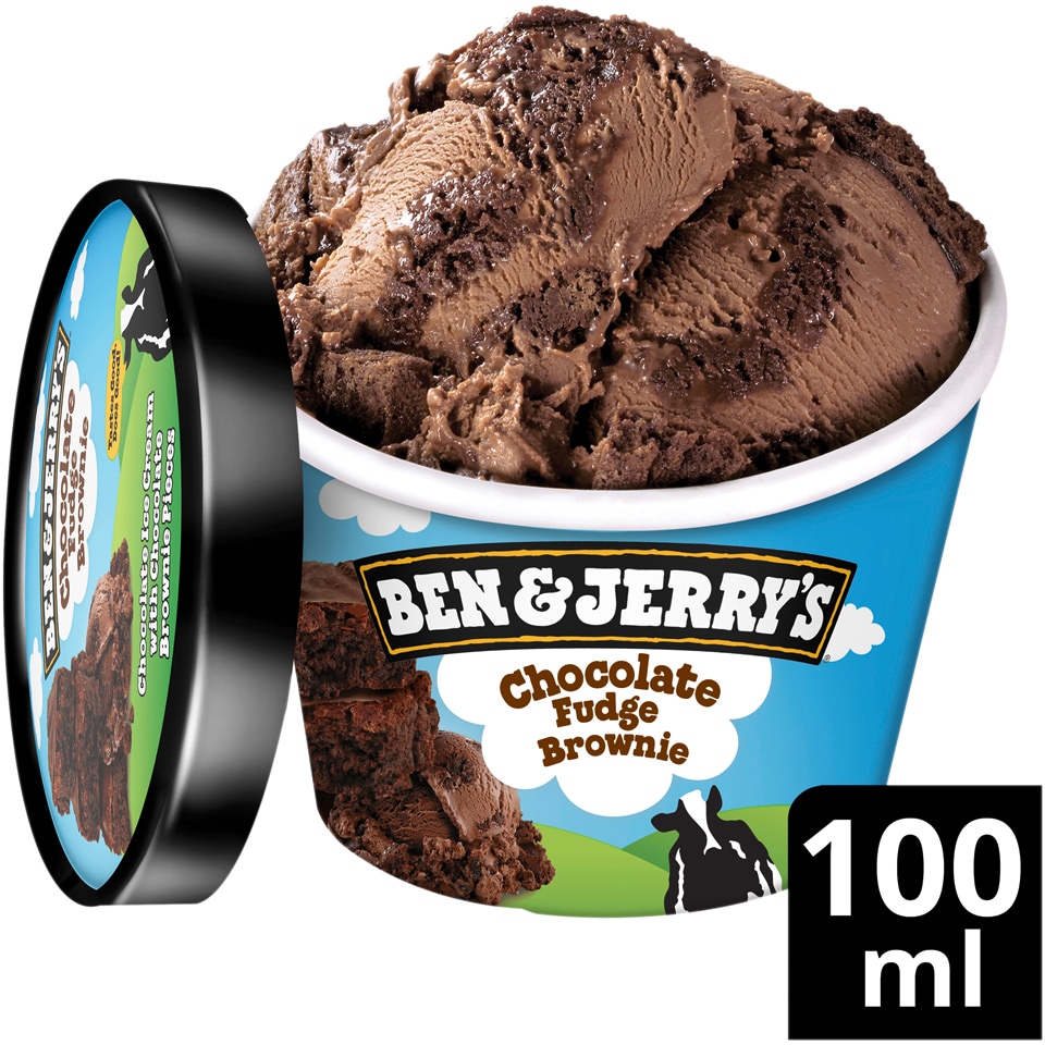 Ben&Jerry's | Inghetata ciocolata & brownie 72g | Mega-image