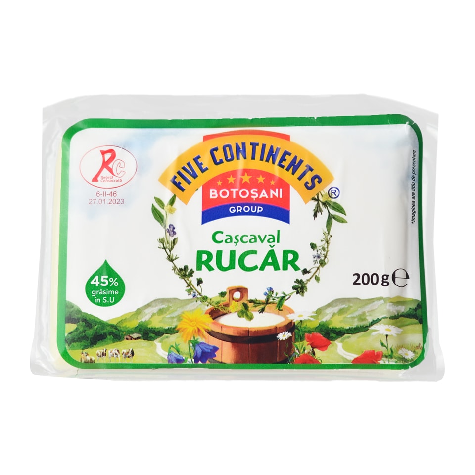 Five Continents | Rucar | Cascaval Rucar 200g | Mega-image