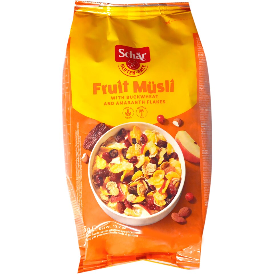 Schar | Musli cu fructe fara gluten 375g | Mega-image
