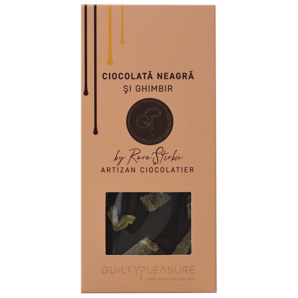 Guilty Pleasure | Ciocolata neagra cu ghimbir 100g | Mega-image