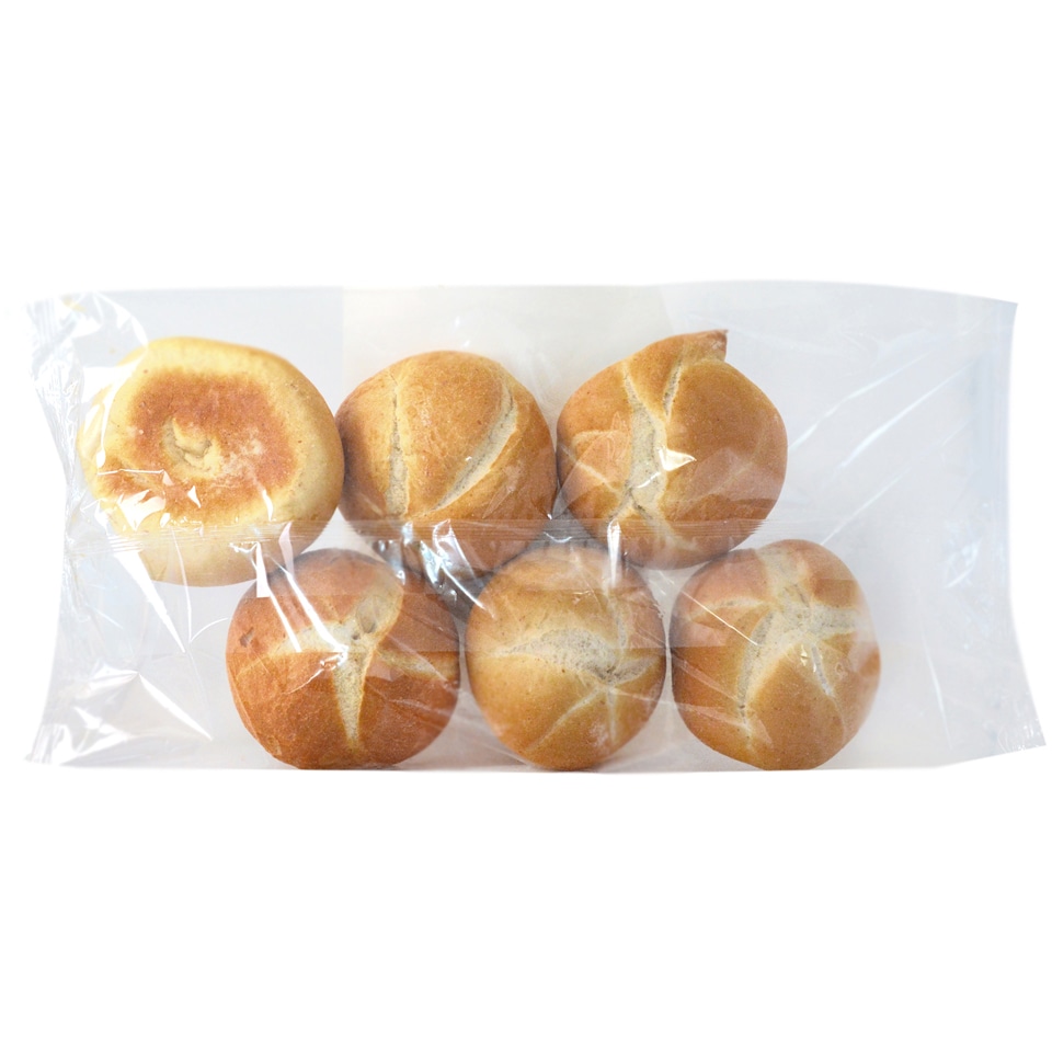 European Pastry | Chifla kaiser alba 6x54g | Mega-image