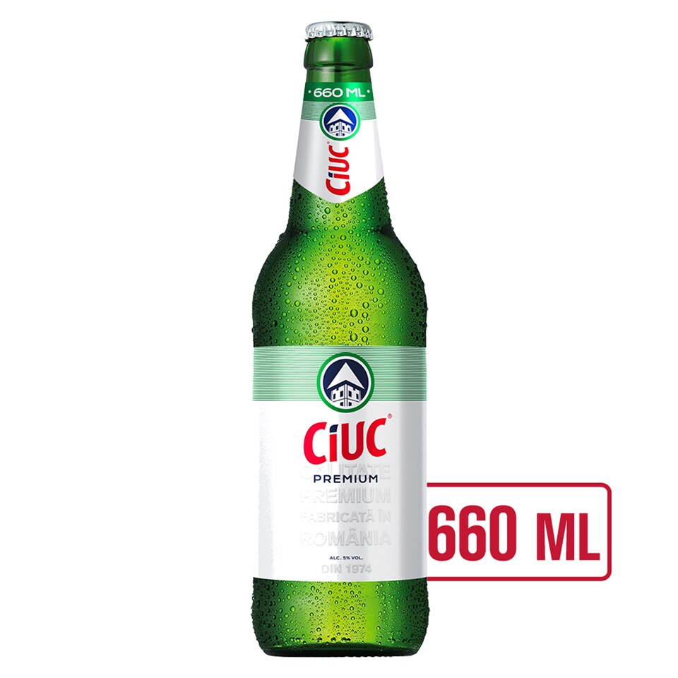 Ciuc Premium | Bere blonda pasteurizata 0.66L | Mega-image