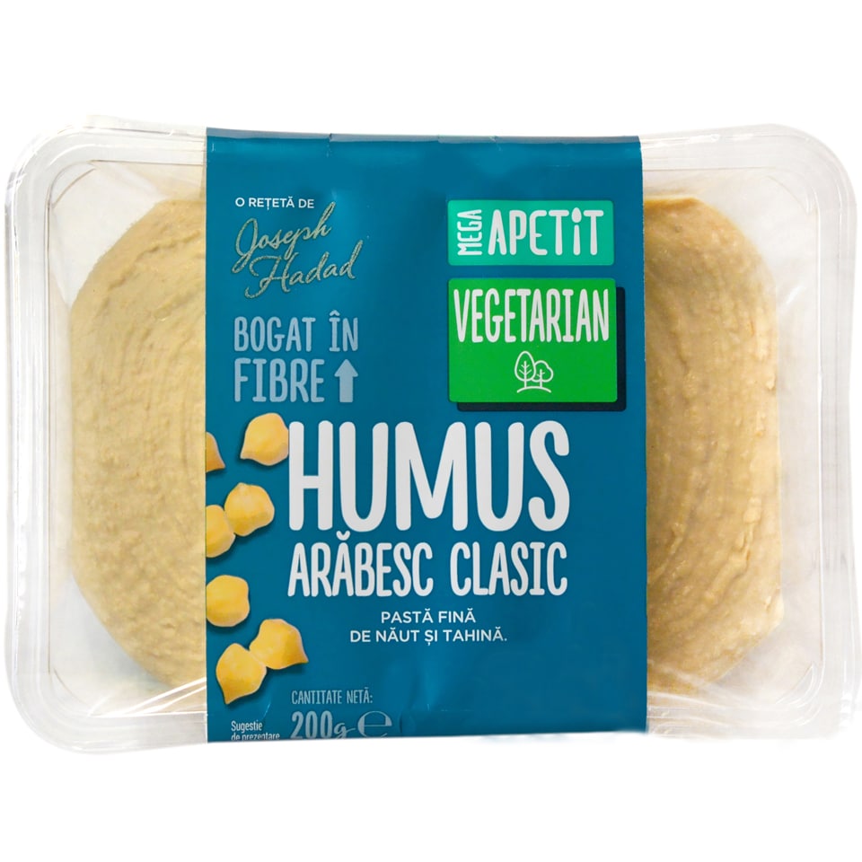 Mega Apetit | Humus Arabesc clasic 200g | Mega-image