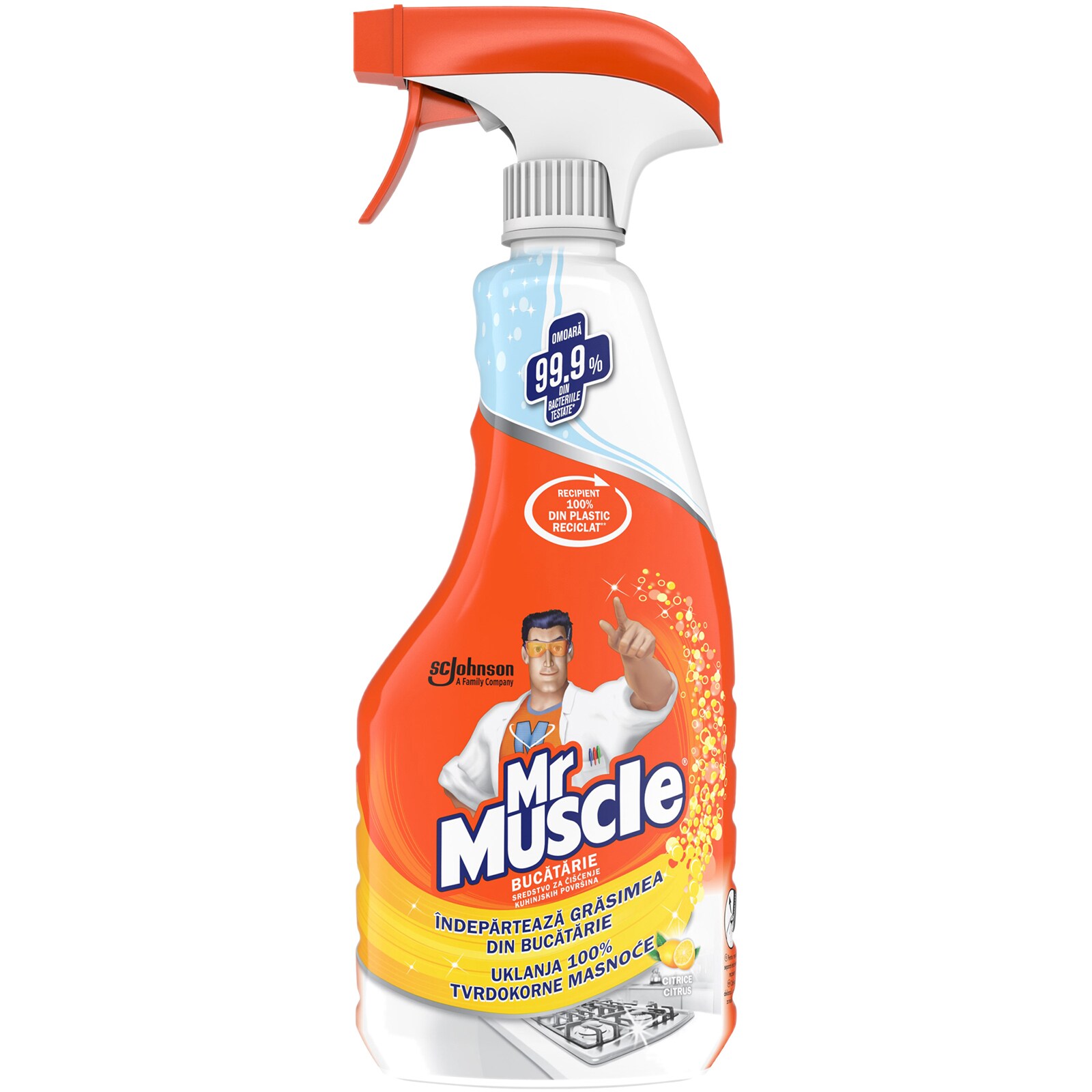 Mr Muscle | Detergent dezinfectant pentru bucatarie cu parfum de lamaie ...