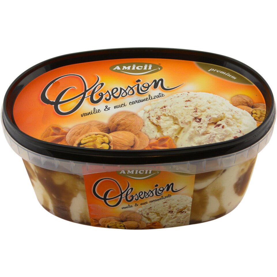 Obsession | Inghetata cu vanilie si nuci 550g | Mega-image
