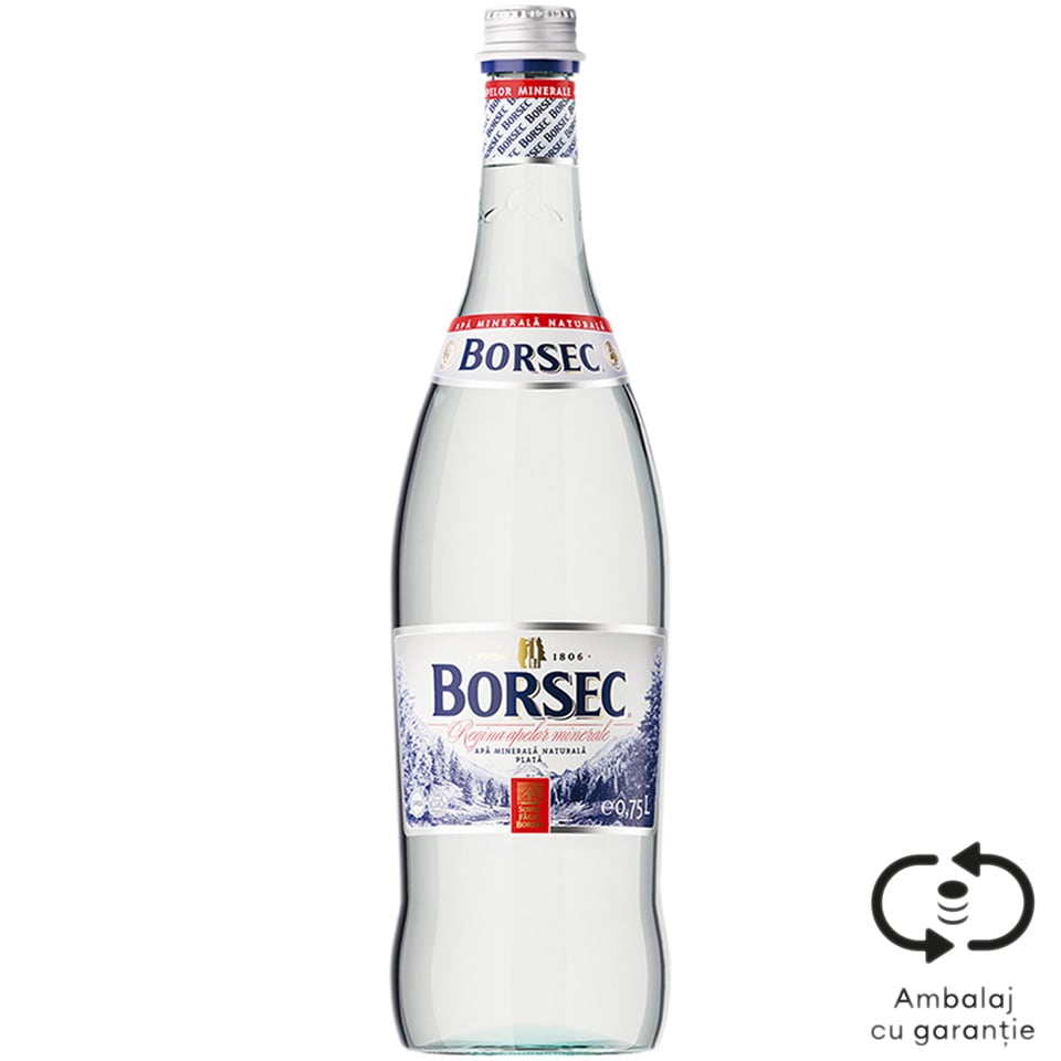 Borsec | Apa minerala naturala plata 750ml | Mega-image
