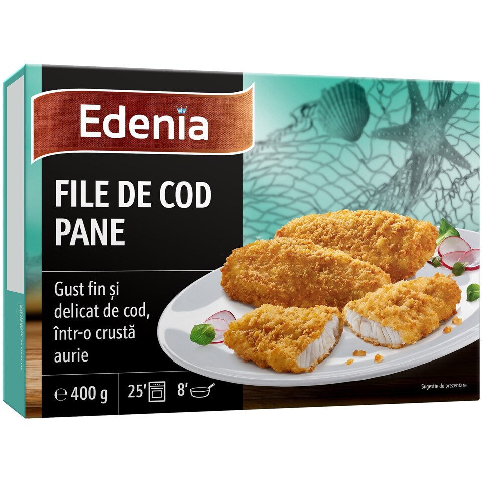 Edenia | File de cod pane 400g | Mega-image