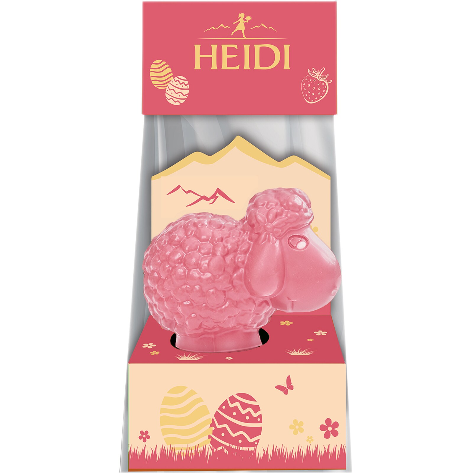 Heidi | Oita ciocolata alba cu capsune 85g | Mega-image