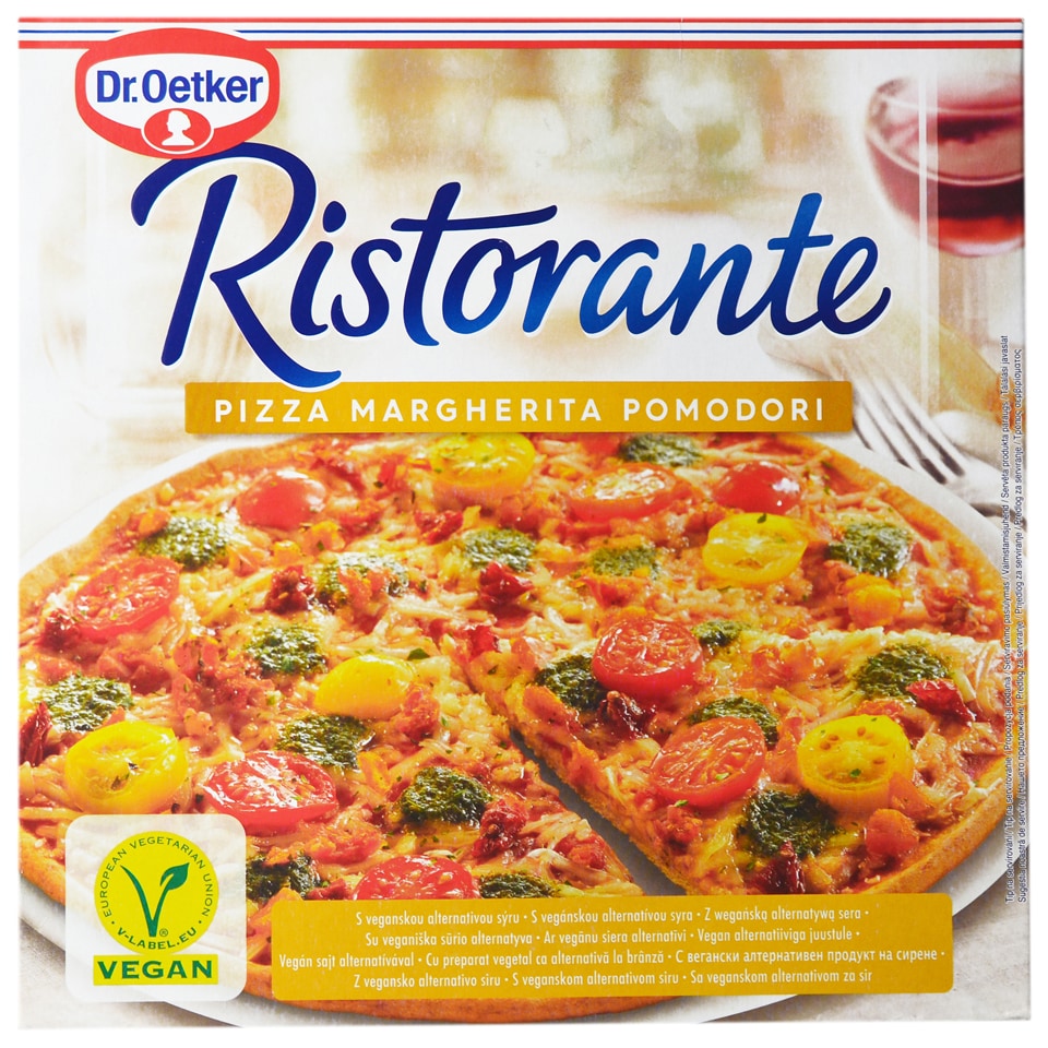Dr. Oetker | Ristorante | Pizza vegana Margherita Pomodori 340g | Mega-image