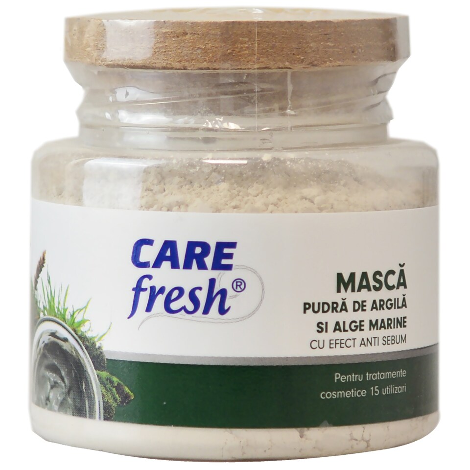 Care Fresh | Masca pudra de argila si alge marine 280ml | Mega-image