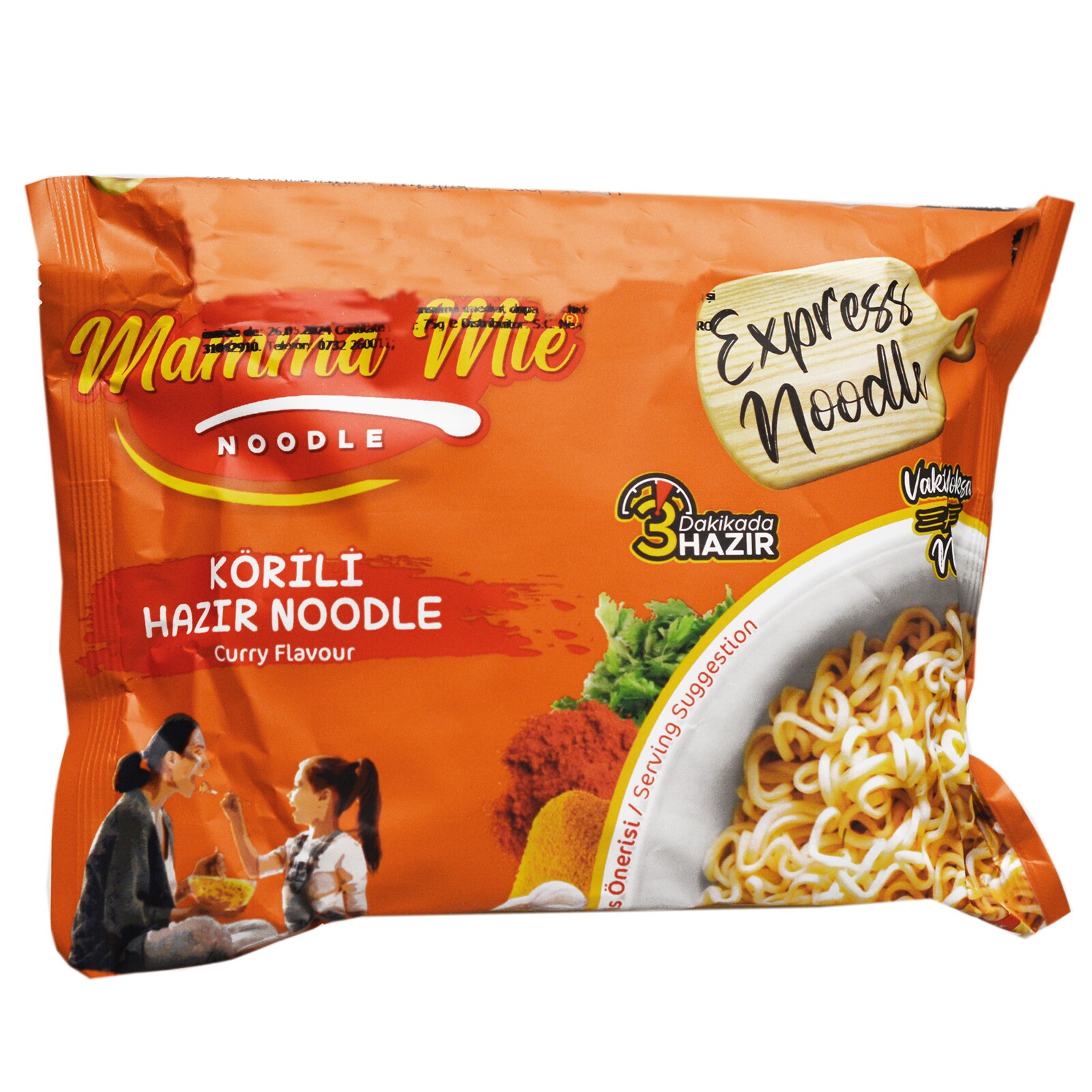 Mamma Mie | Fidea instant aroma de curry 75g | Mega-image